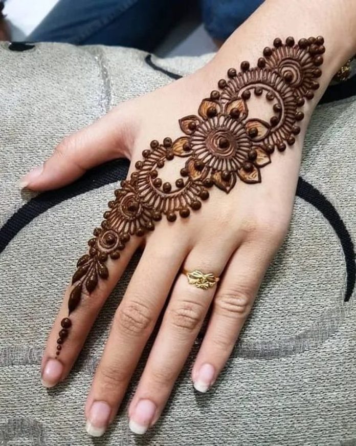 Bel Mehndi Design For Front Hand - New & Modern